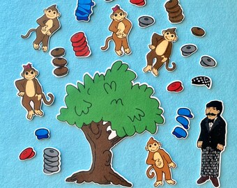 Ten in the Bed Felt / Flannel Board Set - Etsy