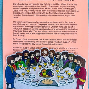 Felt /flannel Board Set- Easter Story- Palm Sunday. the Last Supper ...
