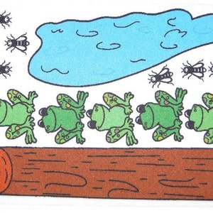 5 Little Speckled Frogs Felt / Flannel Board Set - Etsy