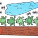 5 Little Speckled Frogs Felt / Flannel Board Set - Etsy