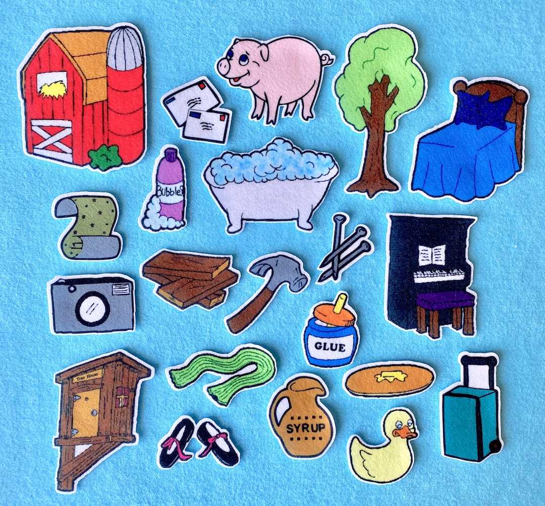 If You Give a Pig a Pancake Felt/ Flannel Board Set - Etsy