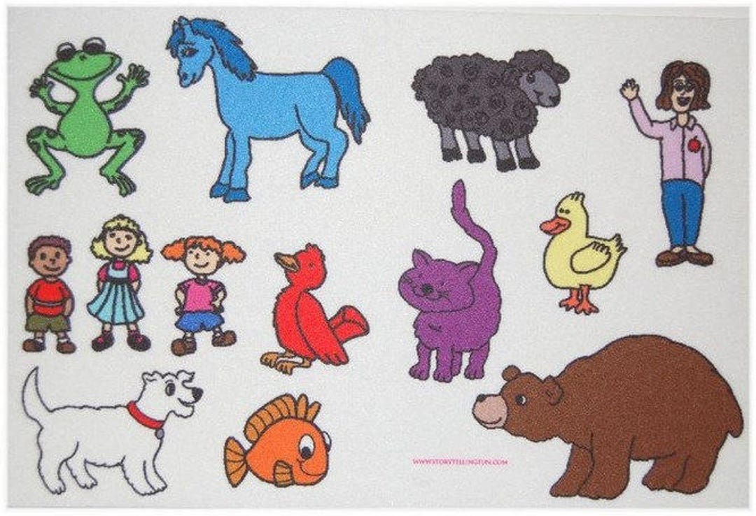 Brown Bear Felt / Flannel Board Set - Etsy