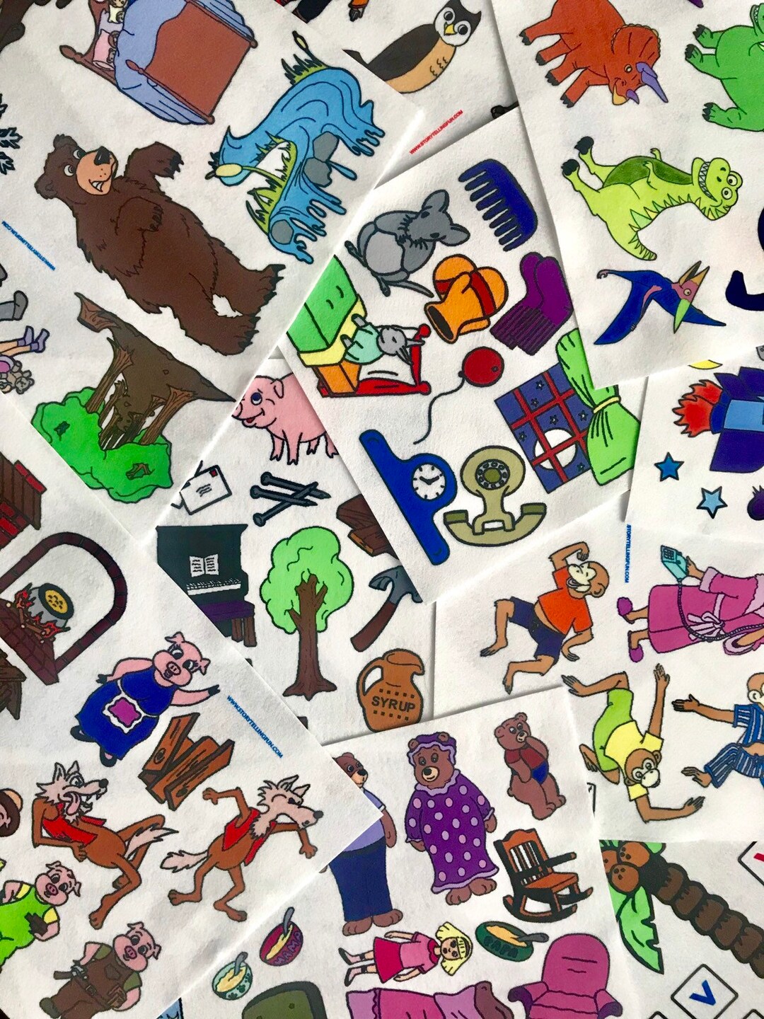 5 Felt / Flannel Board Sets (you Pick) Bundle & Save ............FREE ...