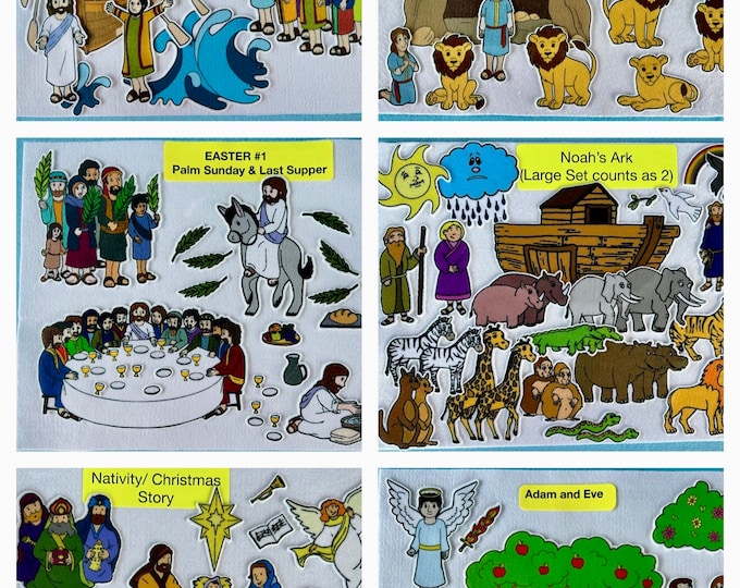Easter Deluxe Felt Set for Bible Felt Flannel Board Stories Last Supper ...