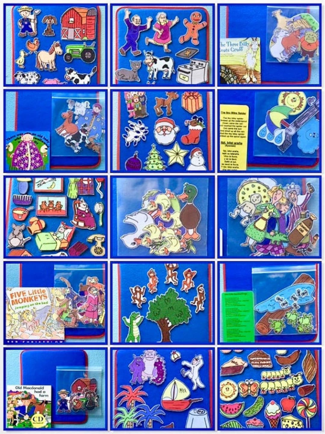 Felt Board Story Pack *ALL IN ONE* Preschool Teacher Gifts. Includes ...