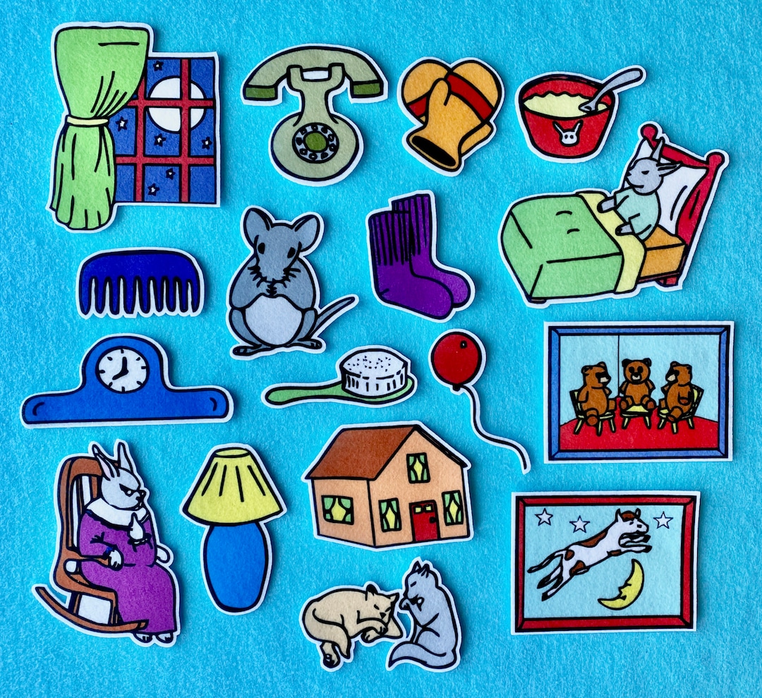 Goodnight Moon Felt / Flannel Board Set - Etsy