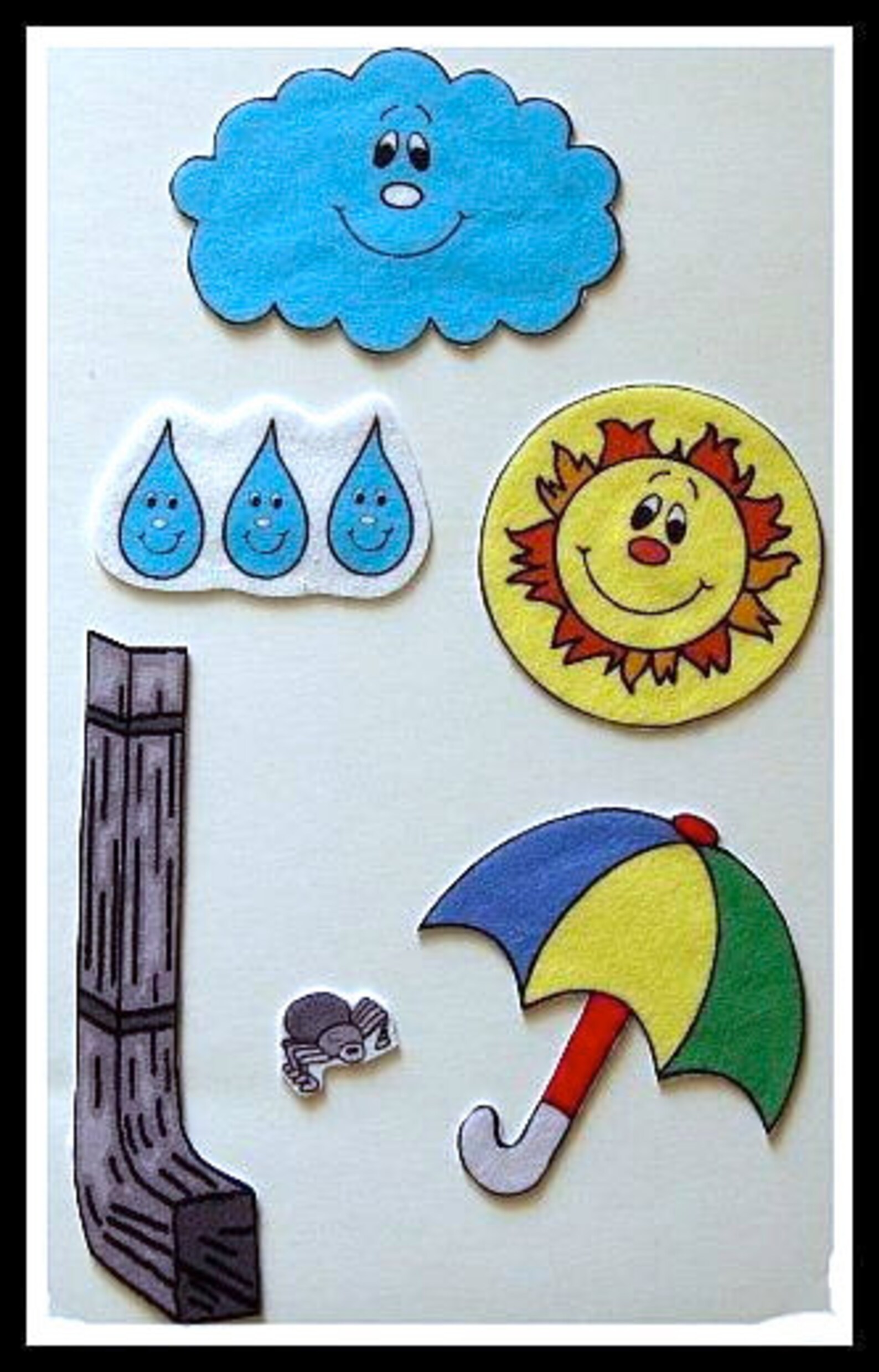 The Itsy Bitsy Spider Felt / Flannel Board Set - Etsy