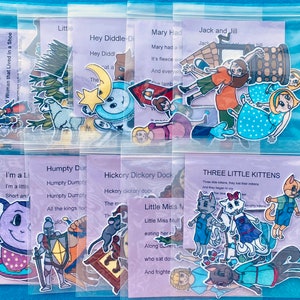 Hey Diddle Diddle the Cat and the Fiddle Nursery Rhyme - Felt / Flannel ...