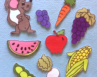 Five Little Flowers Felt / Flannel Board / Puppet Set for Literacy and ...