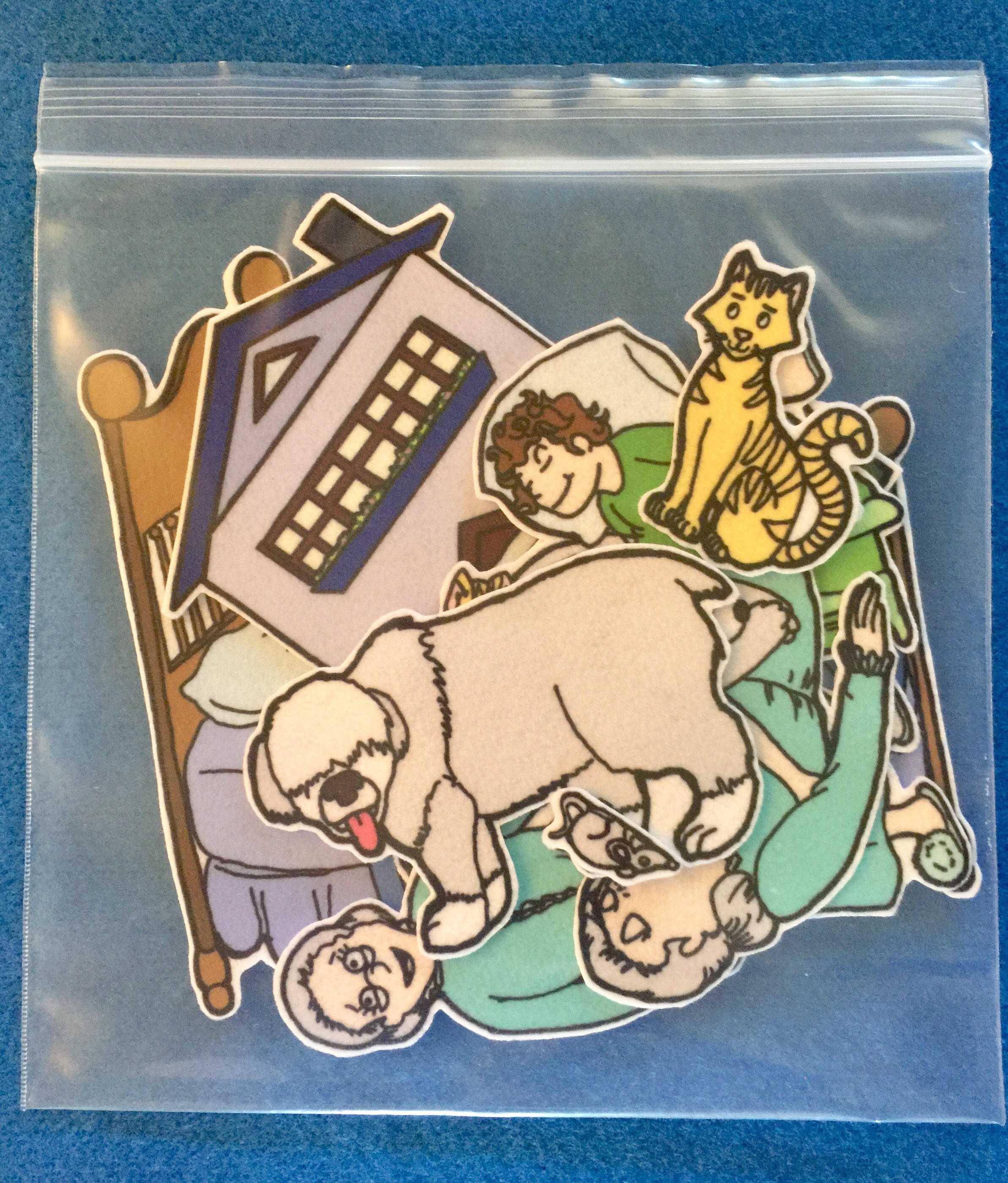 The Napping House Felt Board Story. Teachers. Story Time. - Etsy