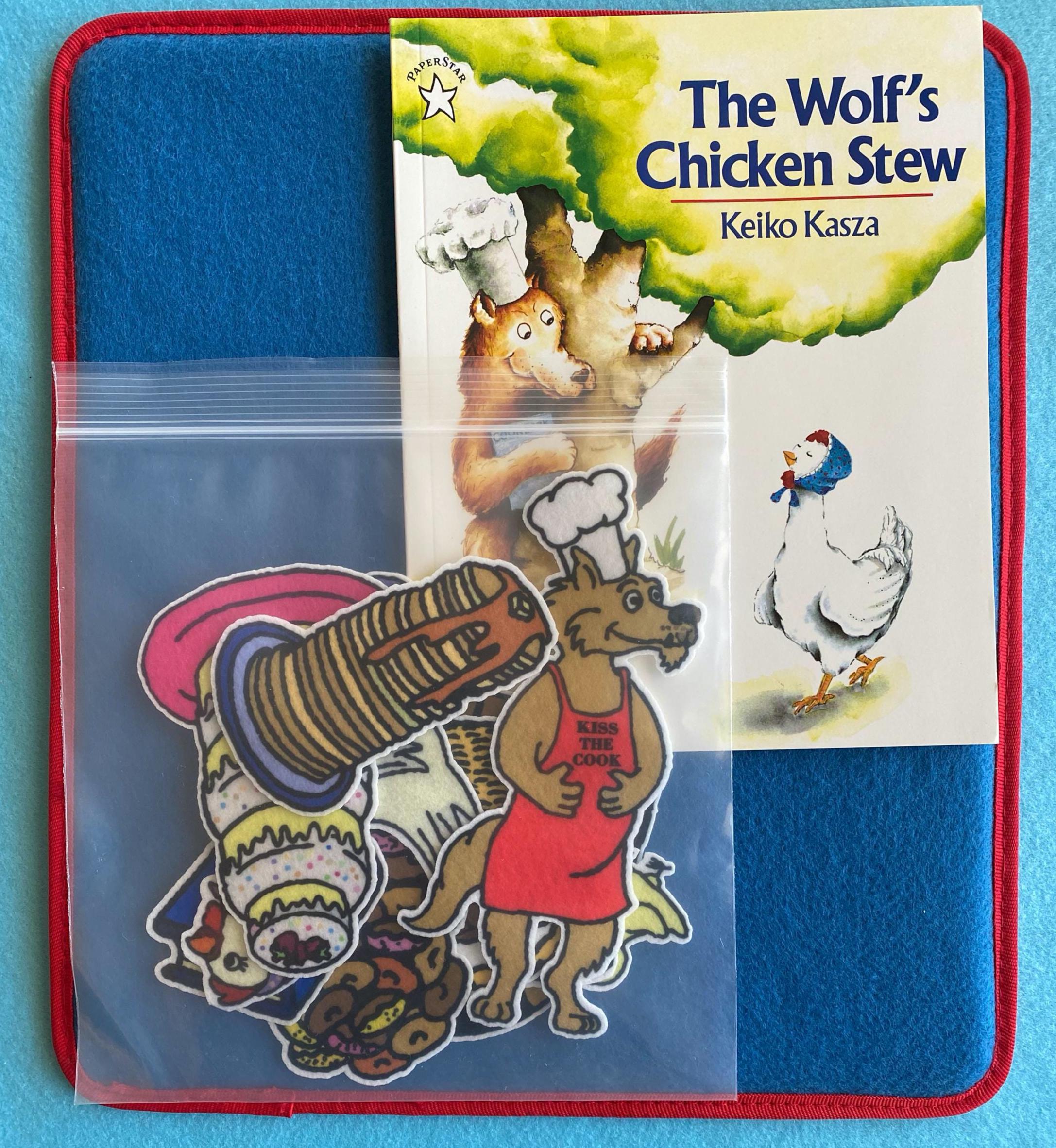 The Wolf's Chicken Stew Felt / Flannel Board Set - Etsy
