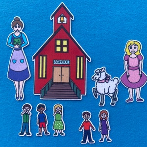 Bundle of 10 Nursery Rhymes Felt Board Sets. Choose Your Quantity ...