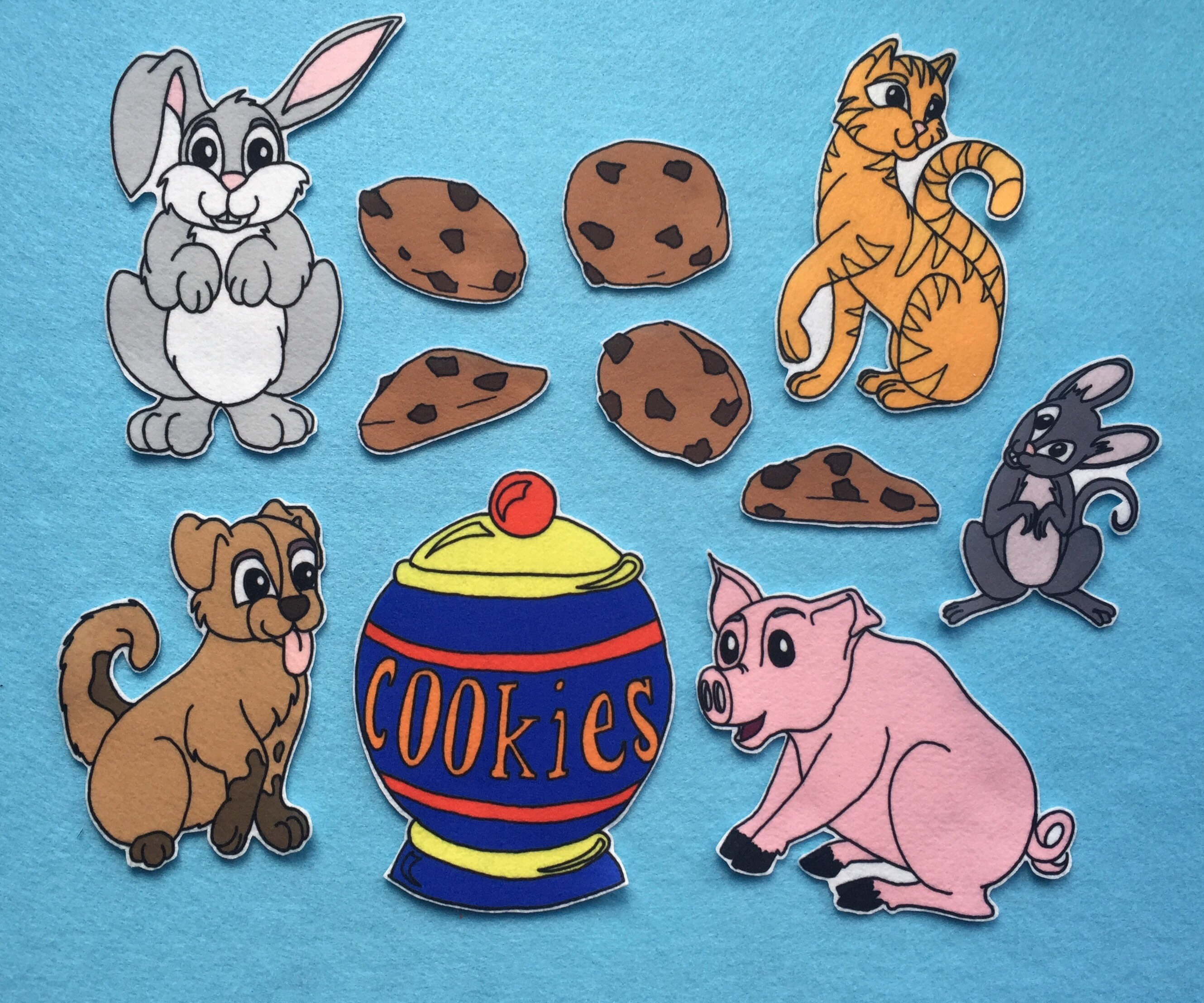 Who Stole the Cookies from the Cookie Jar Felt Board Set | Etsy