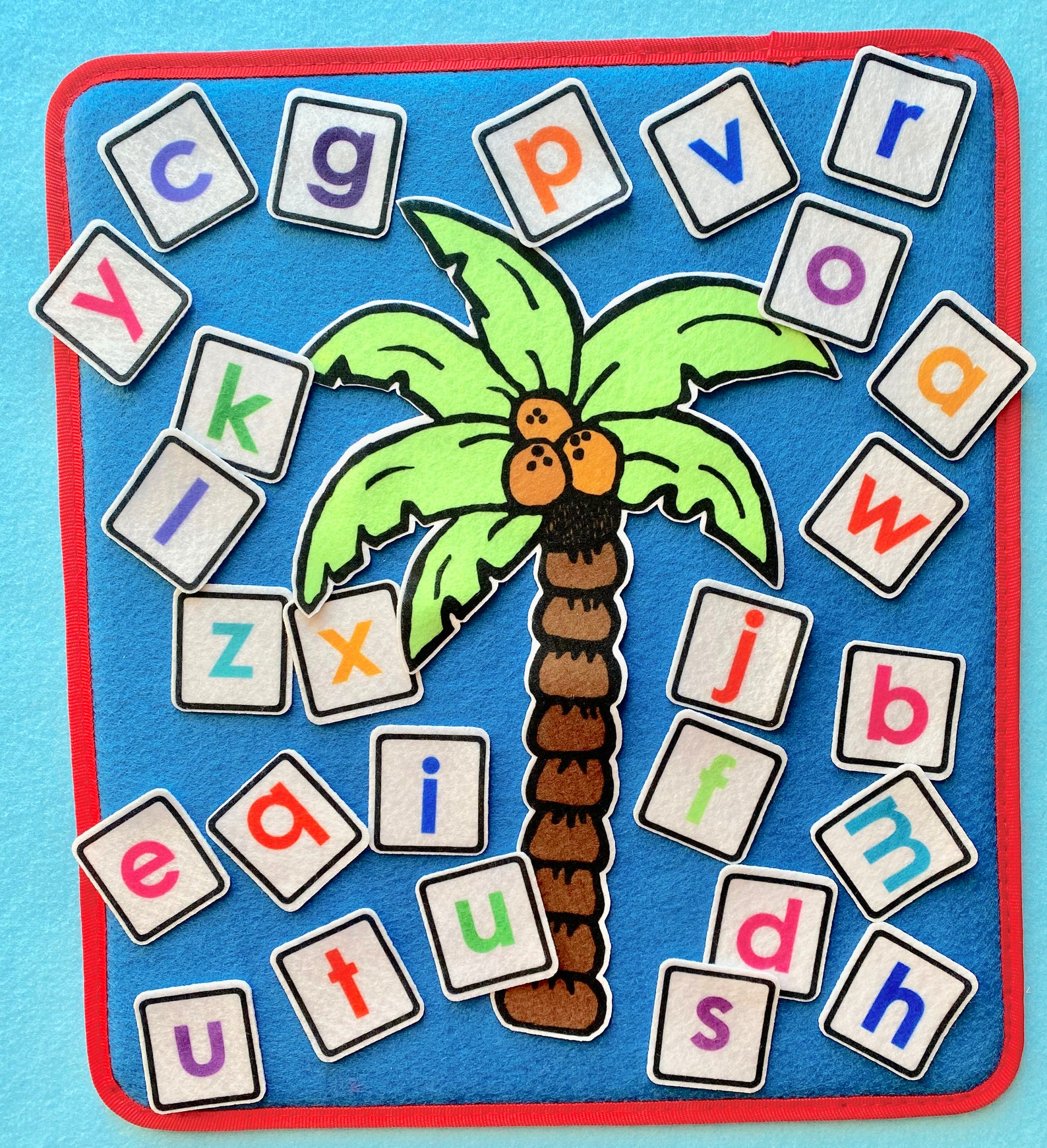 Chicka Chicka Boom Boom Felt / Flannel Board Story. Alphabet - Etsy