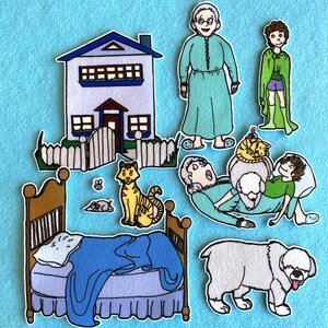 The Napping House Felt Board Story. Teachers. Story Time. Flannel Board ...