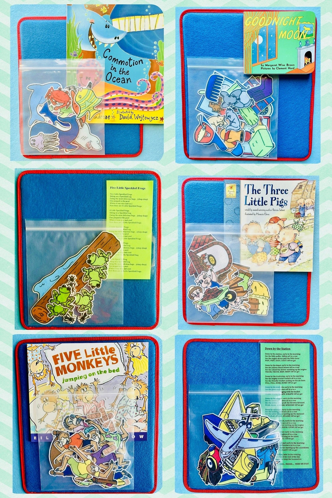 Felt Board Story Pack *ALL IN ONE* Includes Pre-cut Felt Set ...