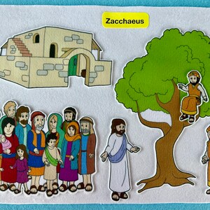 12 Popular Bible Stories. Felt Board Sets. Purchase a Few or the Entire ...