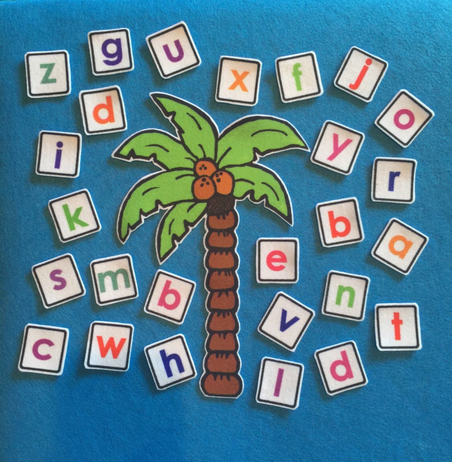 Chicka Chicka Boom Boom Felt / Flannel Board Story. Alphabet - Etsy