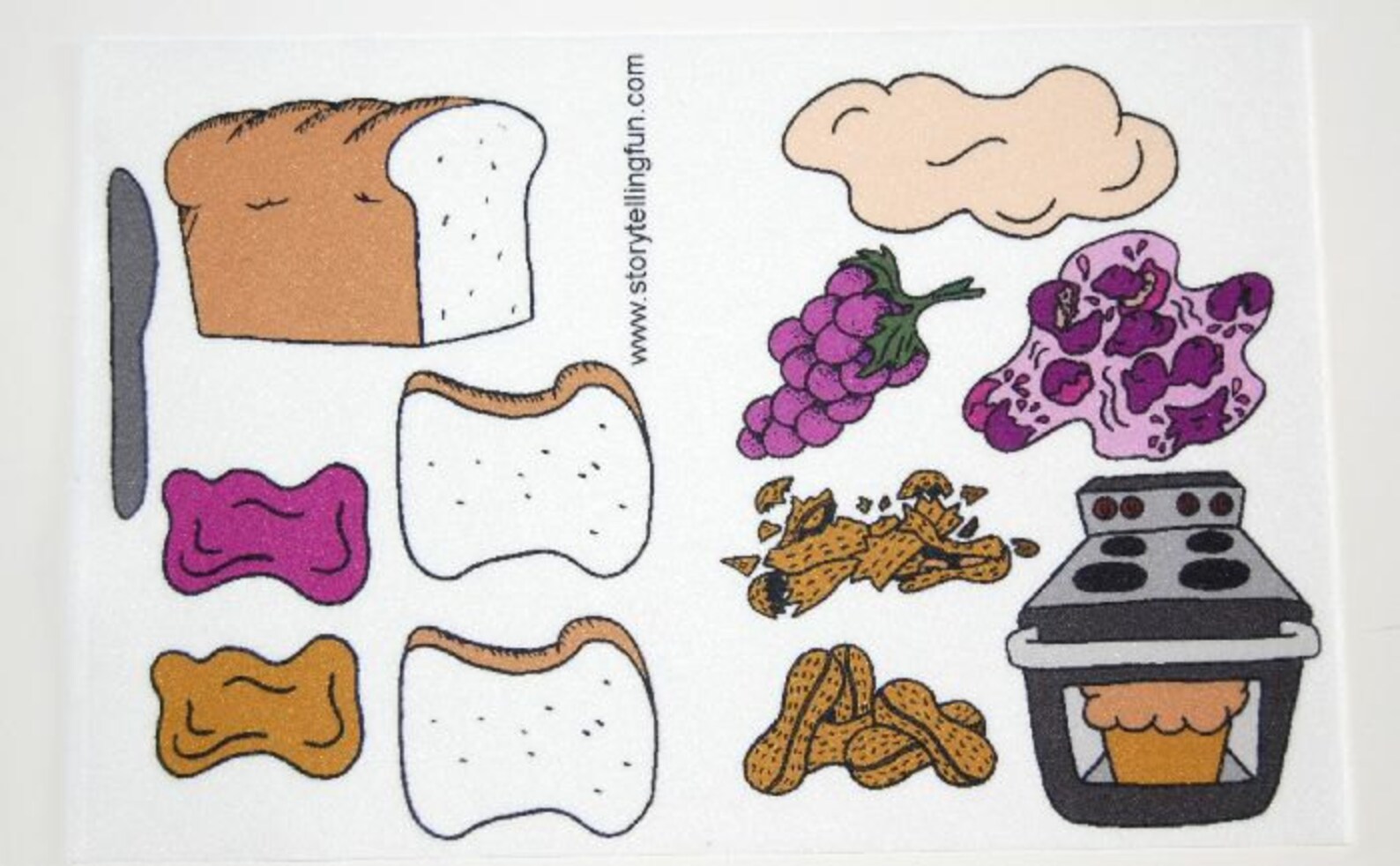 Peanut Butter and Jelly Felt / Flannel Board Set | Etsy