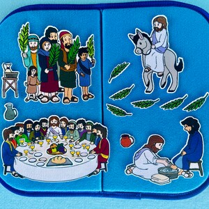 Felt /flannel Board Set- Easter Story- Palm Sunday. the Last Supper ...