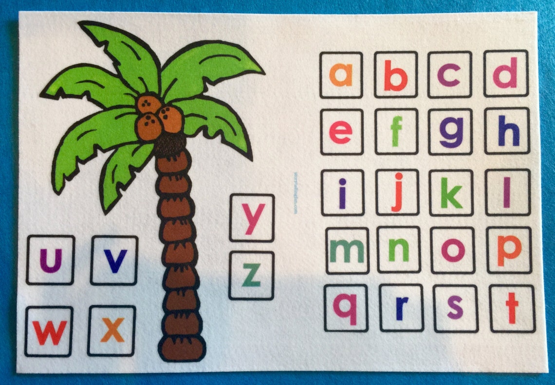 Chicka Chicka Boom Boom Felt Board Set - Flannel Board Stories ...