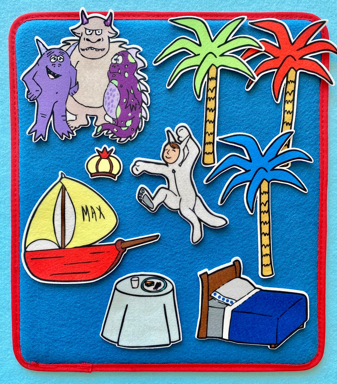 Where the Wild Things Are Felt / Flannel Board Set | Etsy