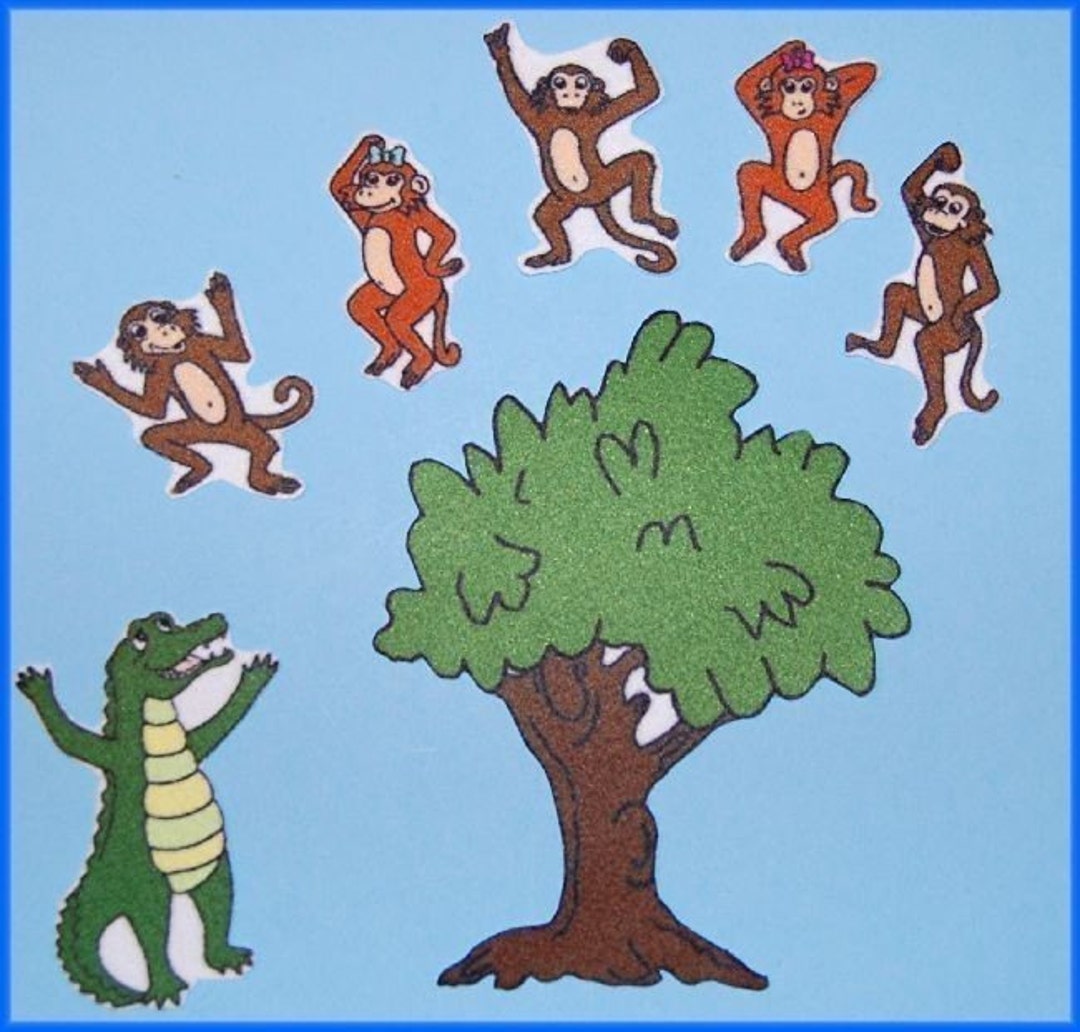 Teasing Mr. Alligator Felt/ Flannel Board Set - Etsy