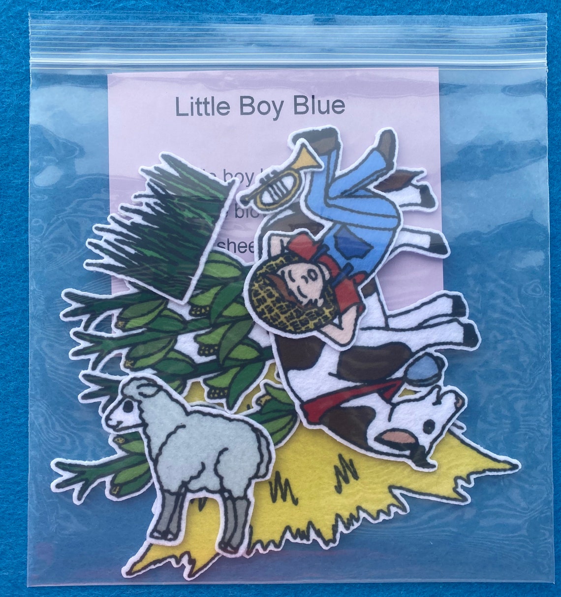 Little Boy Blue Nursery Rhyme Felt / Flannel Board Set - Etsy