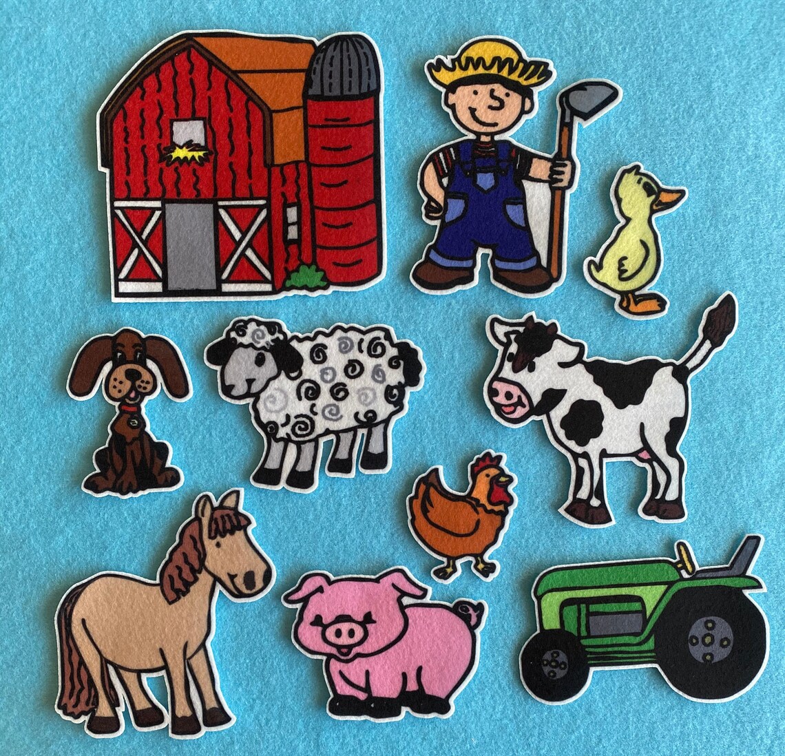 Old Macdonald Had a Farm Felt Board Set - Flannel Board Stories W ...