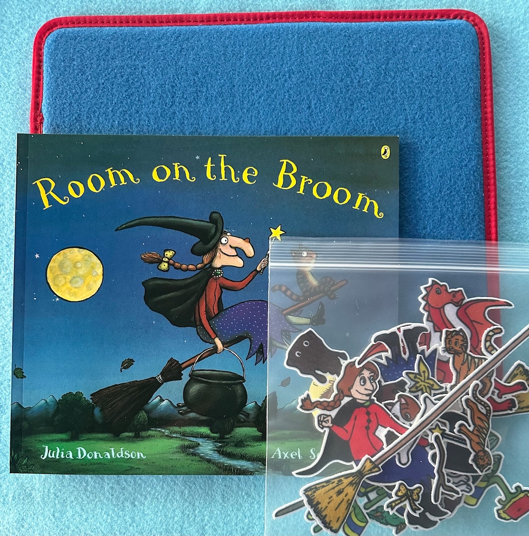 Room on the Broom -felt Board Story Pack *ALL IN ONE* Includes Pre-cut ...