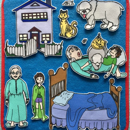 The Napping House Felt Board Story. Teachers. Story Time. - Etsy