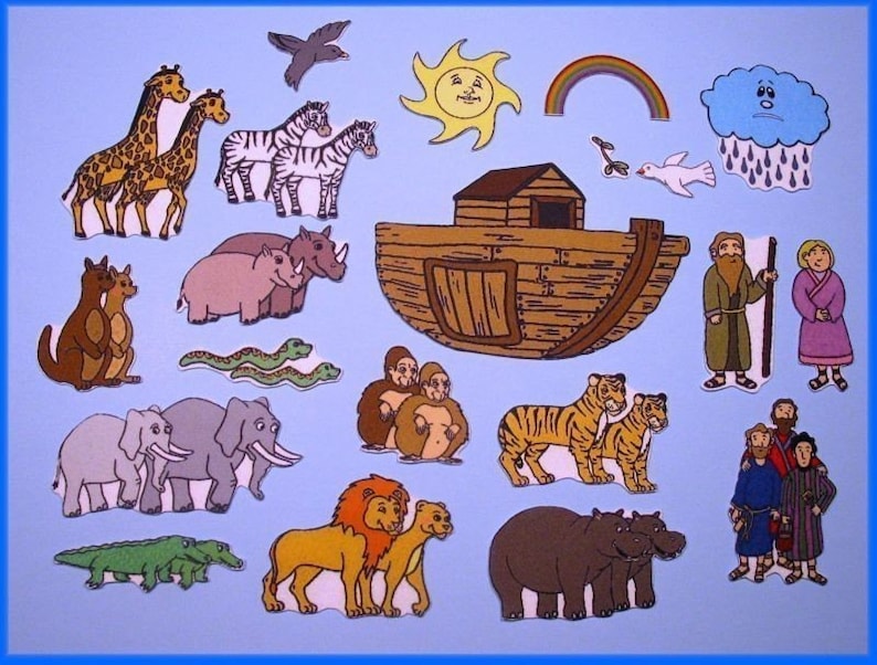 4 Popular Bible Story Felt Sets un-cut W/ Free Shipping - Etsy