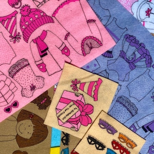 Best Friends Felt Board / Flannel Board Set. Includes 8 Girls to Dress ...