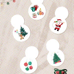 Printable Christmas Gift Tags Set, Nine Designs Bundle, Minimalist ...