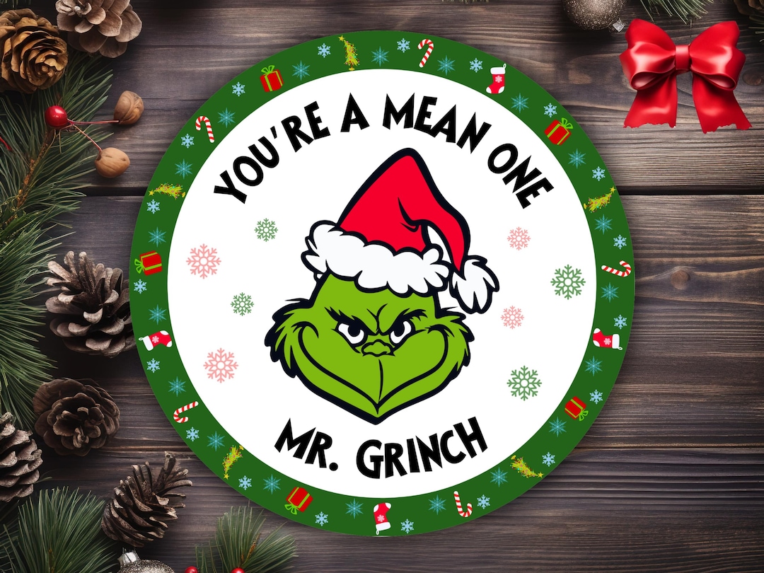 You're a Mean One Green Monster Sign, High Resolution 300 DPI PNG for ...