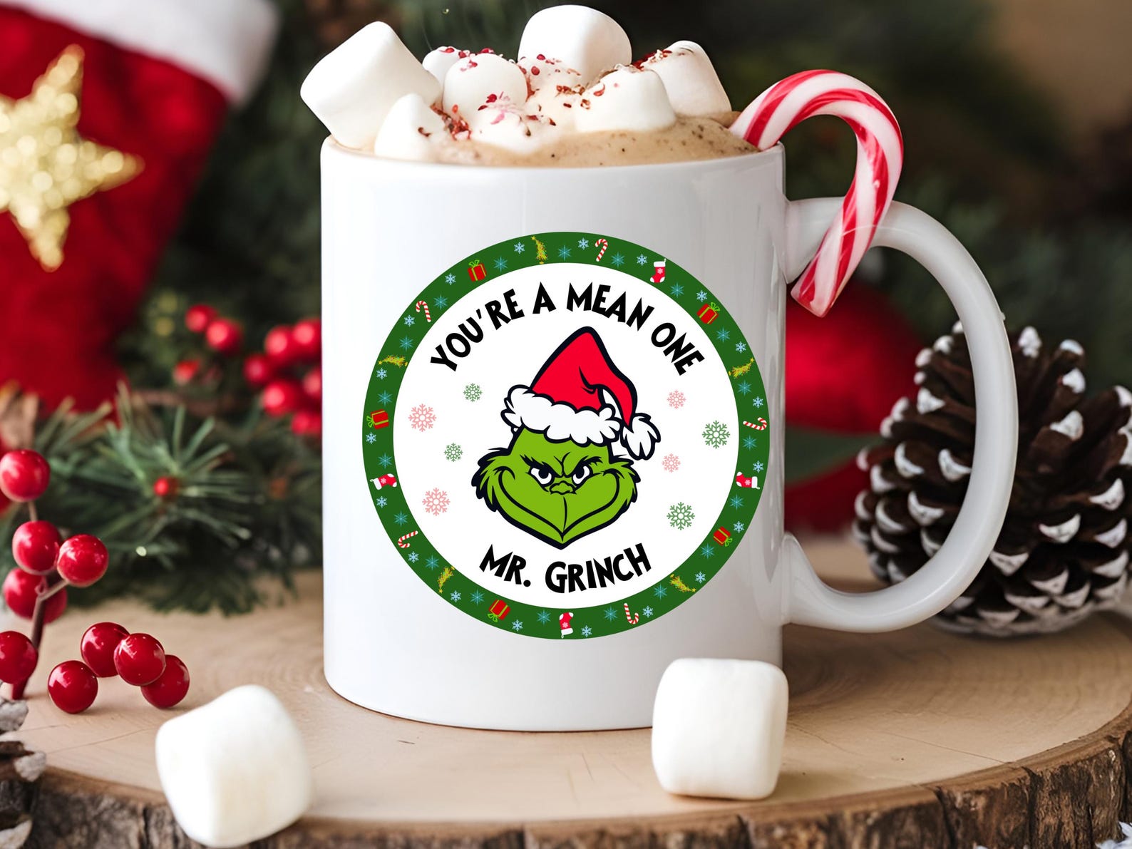 You're a Mean One Green Monster Sign, High Resolution 300 DPI PNG for ...