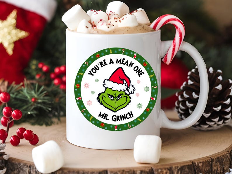 You're a Mean One Green Monster Sign, High Resolution 300 DPI PNG for ...