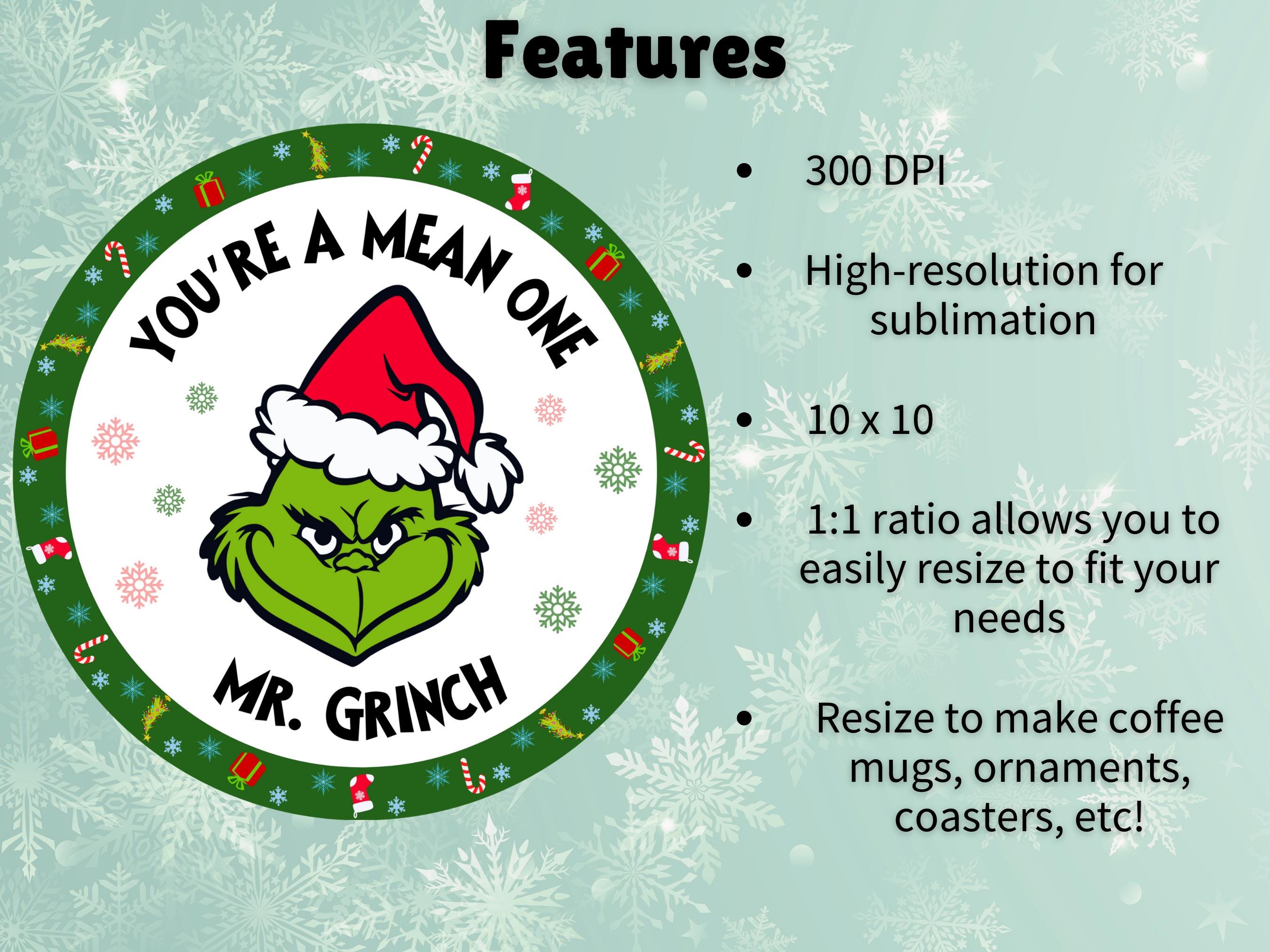 You're a Mean One Green Monster Sign, High Resolution 300 DPI PNG for ...