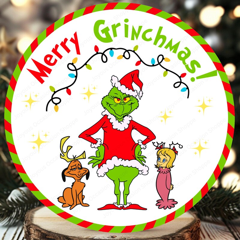 Grinch and Max Door Sign - Etsy