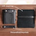 Customizable Leather Wrist Wallet, Personalized Bracelet Wallet ...