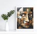 Digital Art to Print Fragmented Face: A Tribute to Picasso - Etsy