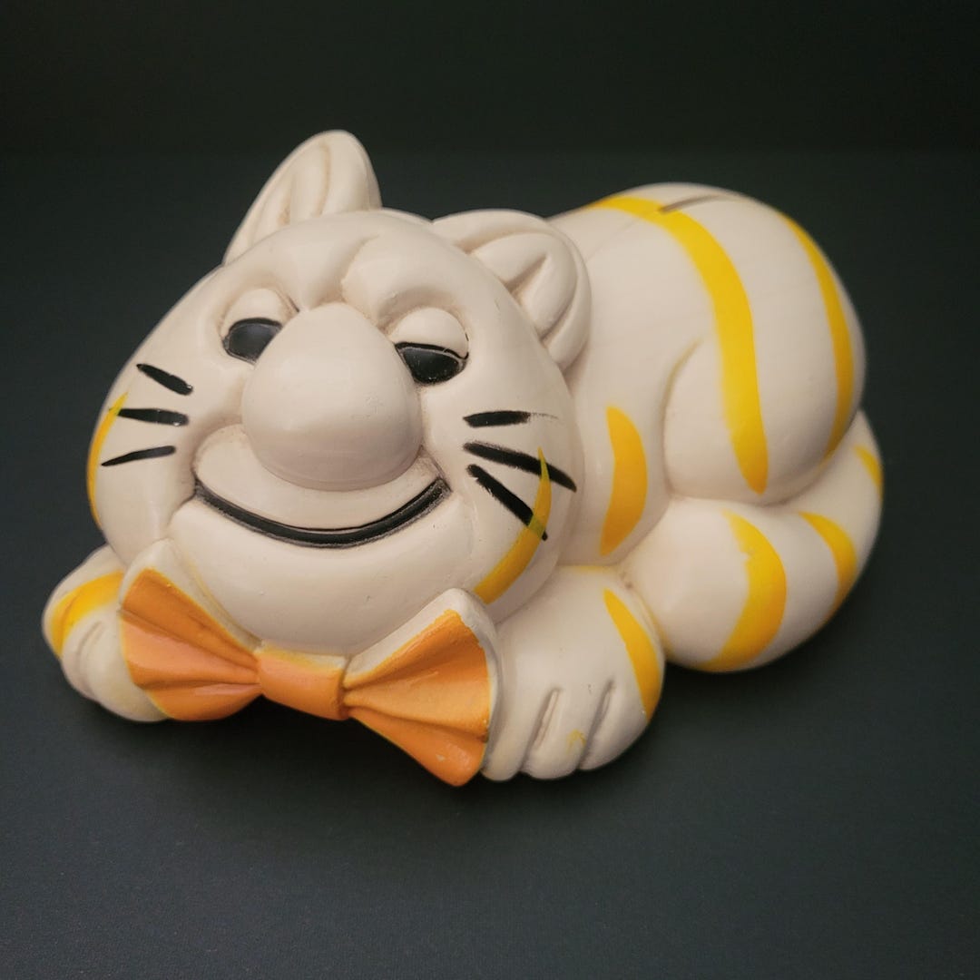 Credit Union Fat Cat Children's Account Coin Bank/1980's Kitschy Retro ...