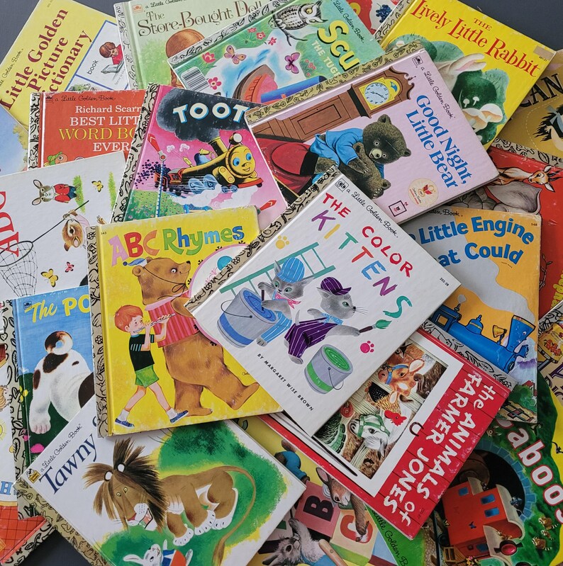 Collectible Vintage MY Little Golden Books Classic Titles/preschool ...