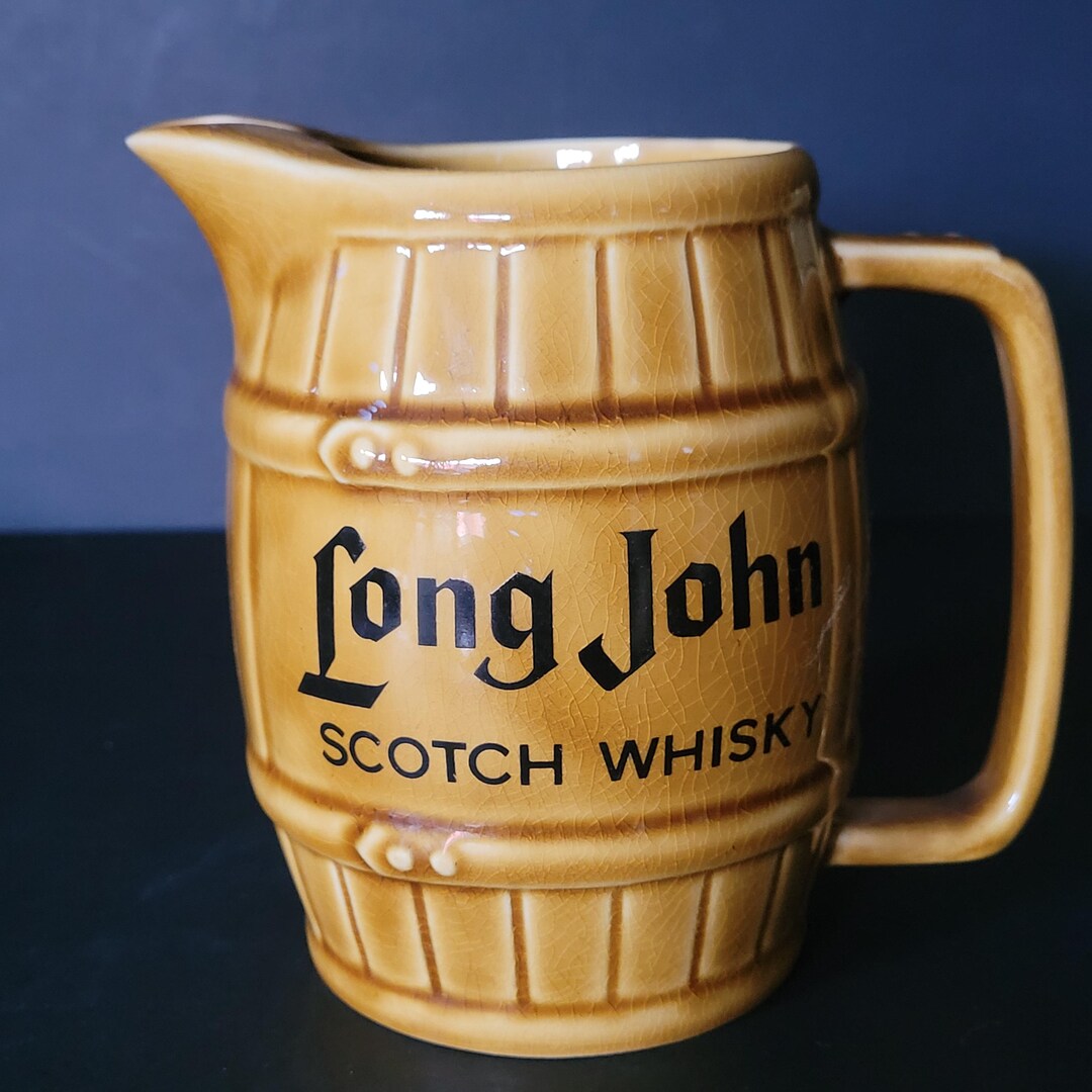 Vintage Long John Scotch Whisky Pitcher/ceramic Barware Jug/wade ...