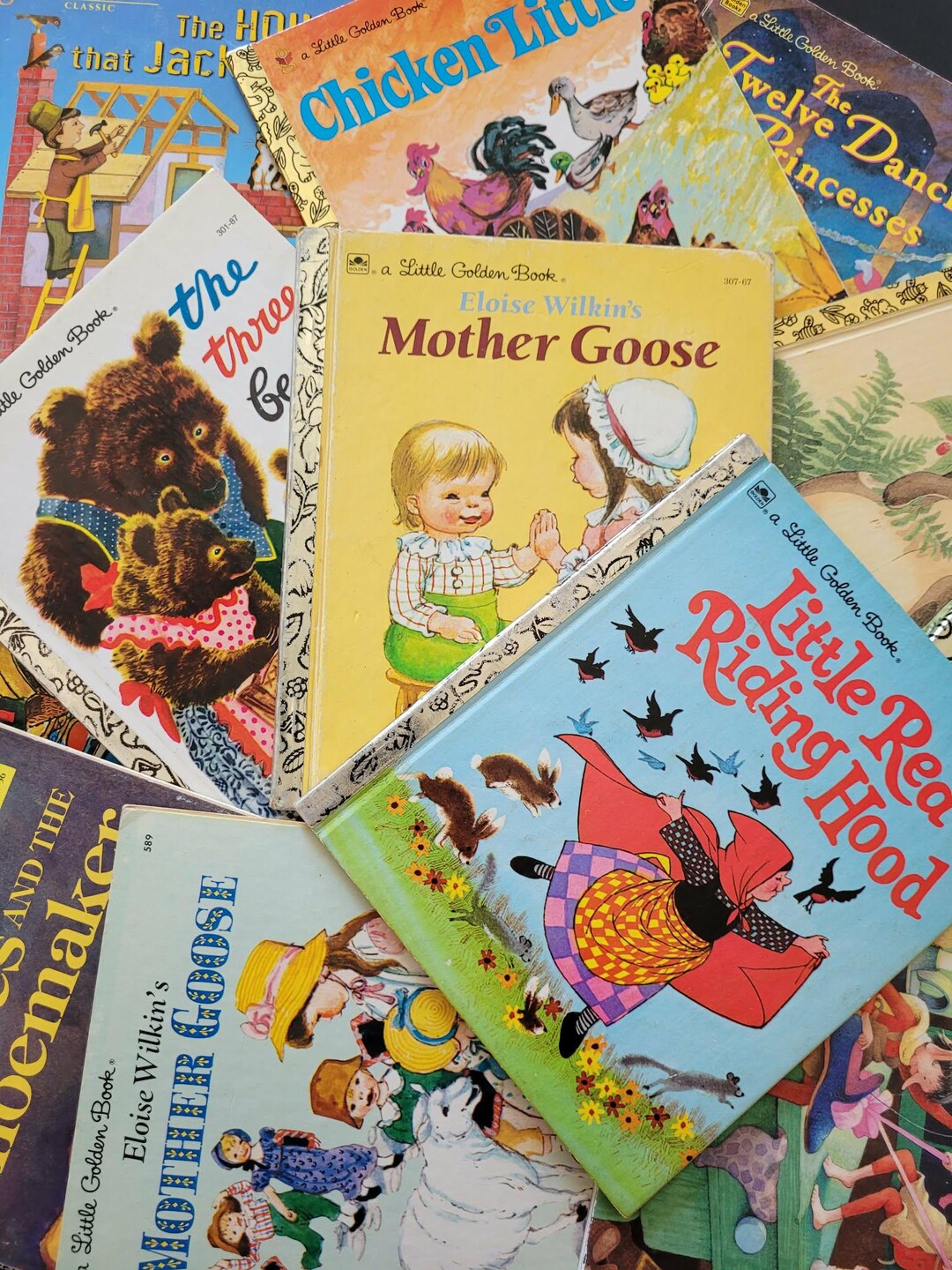 Nursery Rhymes, Fairy Tales & Fables/little Golden Books/eloise Wilkins ...