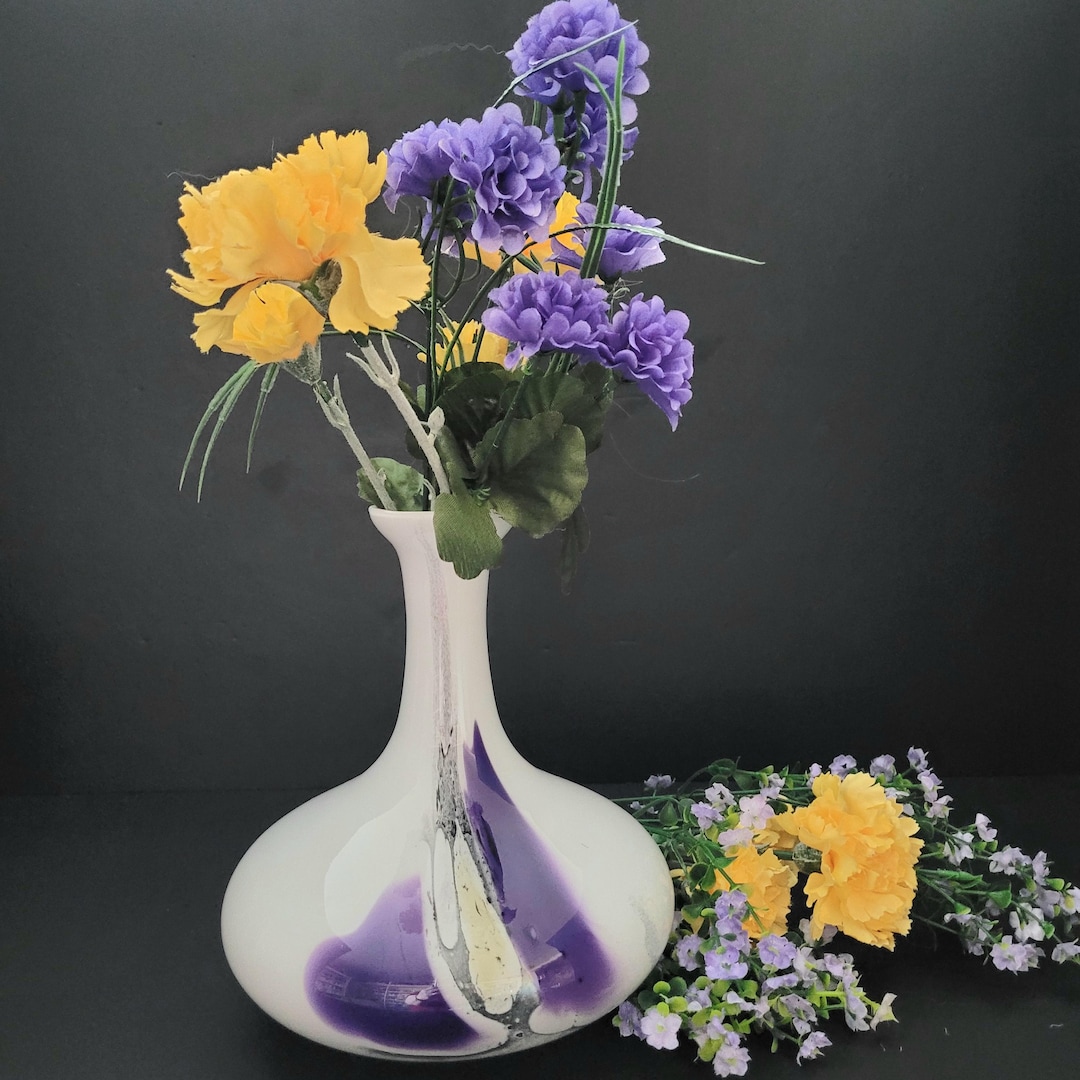 Vintage Hans Jurgen Richartz Glass Vase/mcm Richartz Art Collection ...