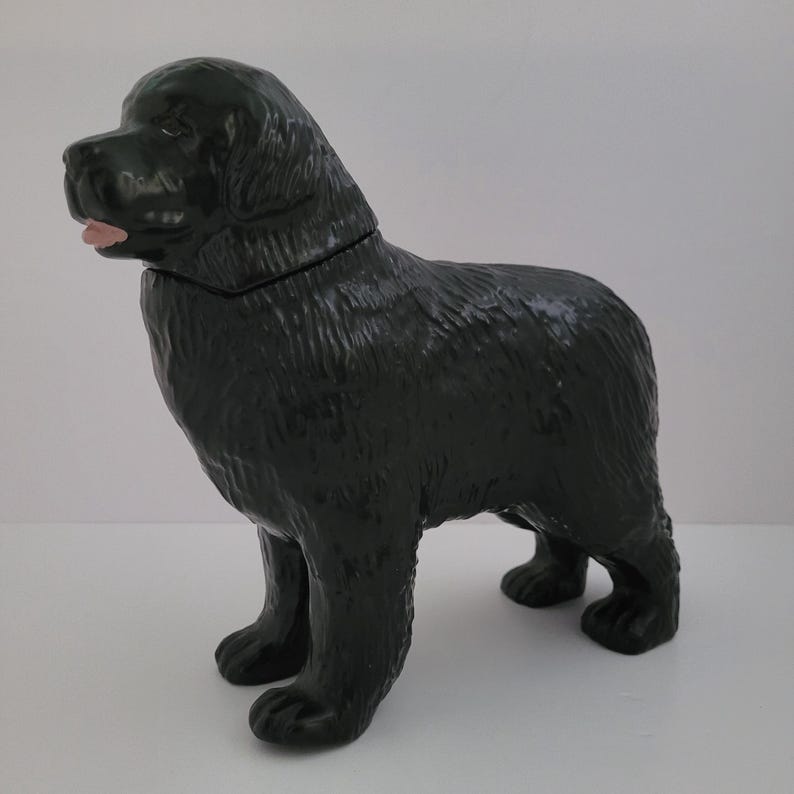 Vintage Newfoundland Dog Decanter Bottle, Newfy Screech, Dog Lover ...