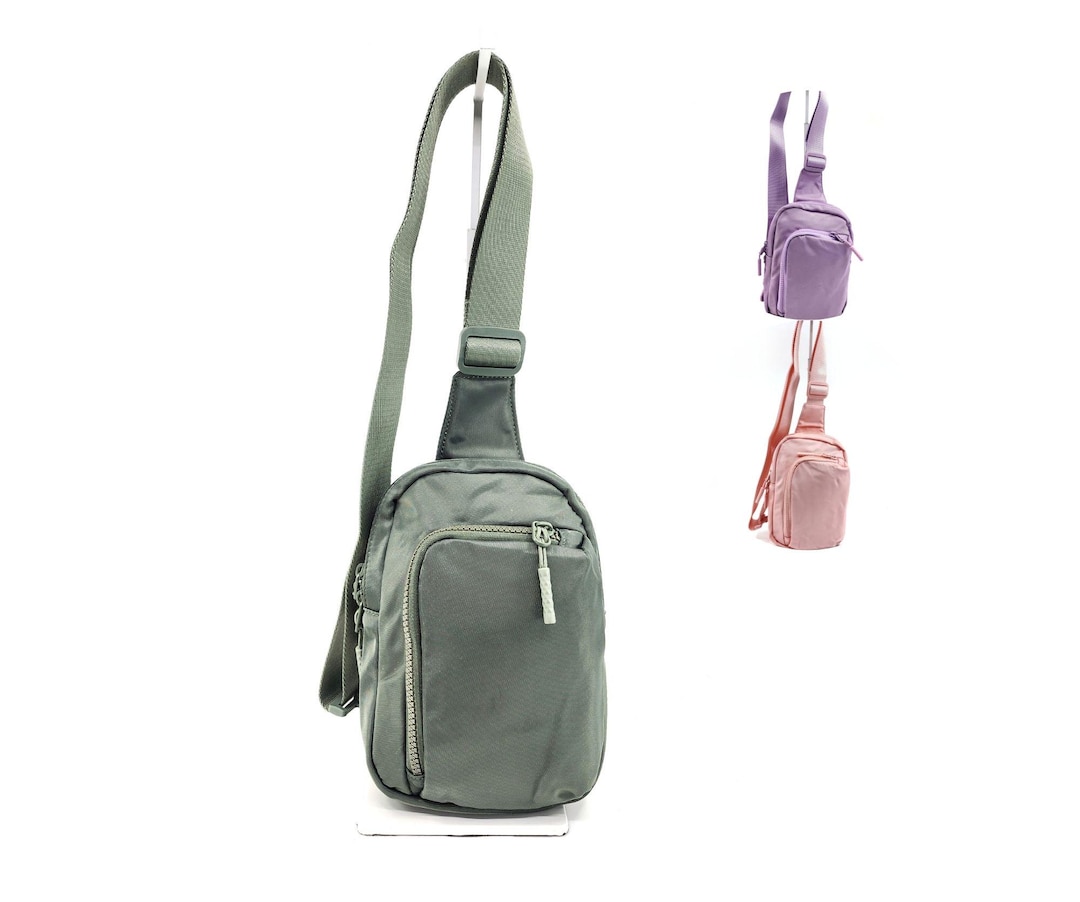 Women's Waterproof Nylon Sling Bag With Adjustable Strap Crossbody Bag ...