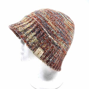Women's Mixed Multi Color Winter Knit Bucket Hat - Etsy