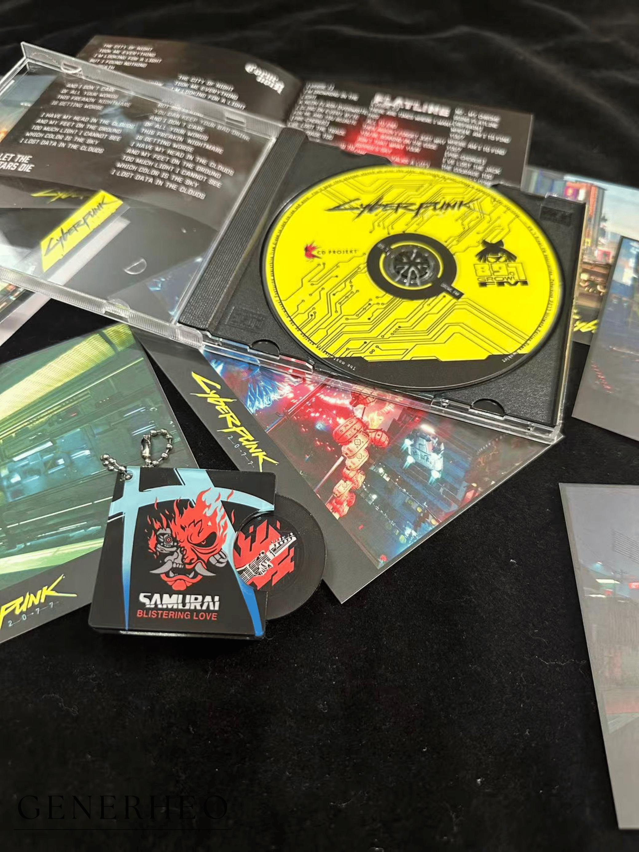 Cyberpunk 89.7 Growl Fm,playable Cd,vinyl Album,postcards,cyberpunk ...